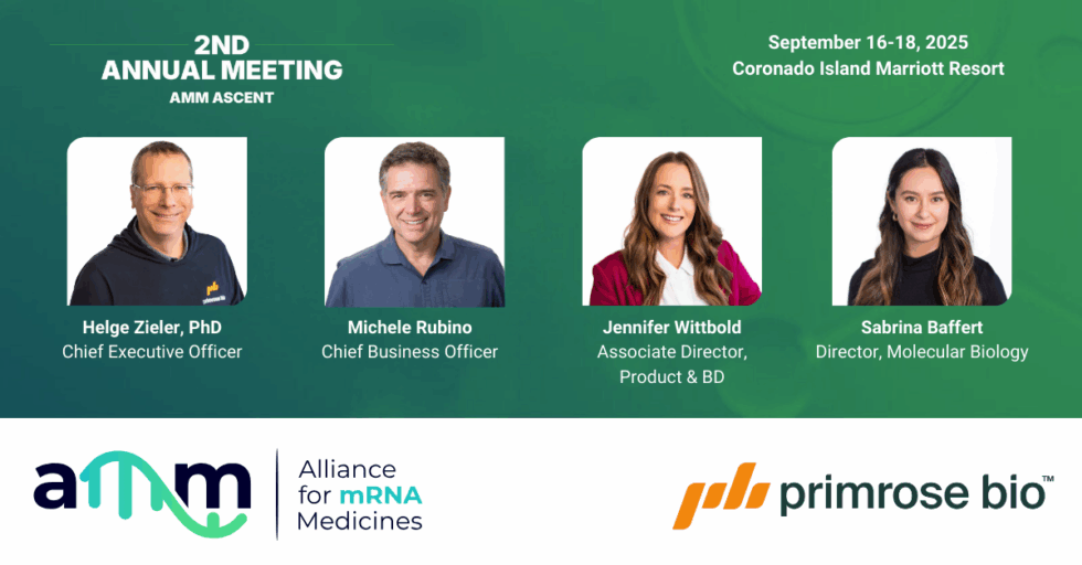 Primrose Bio at AMM Ascent 2025: Advancing mRNA Manufacturing - Primrose Bio, Inc.